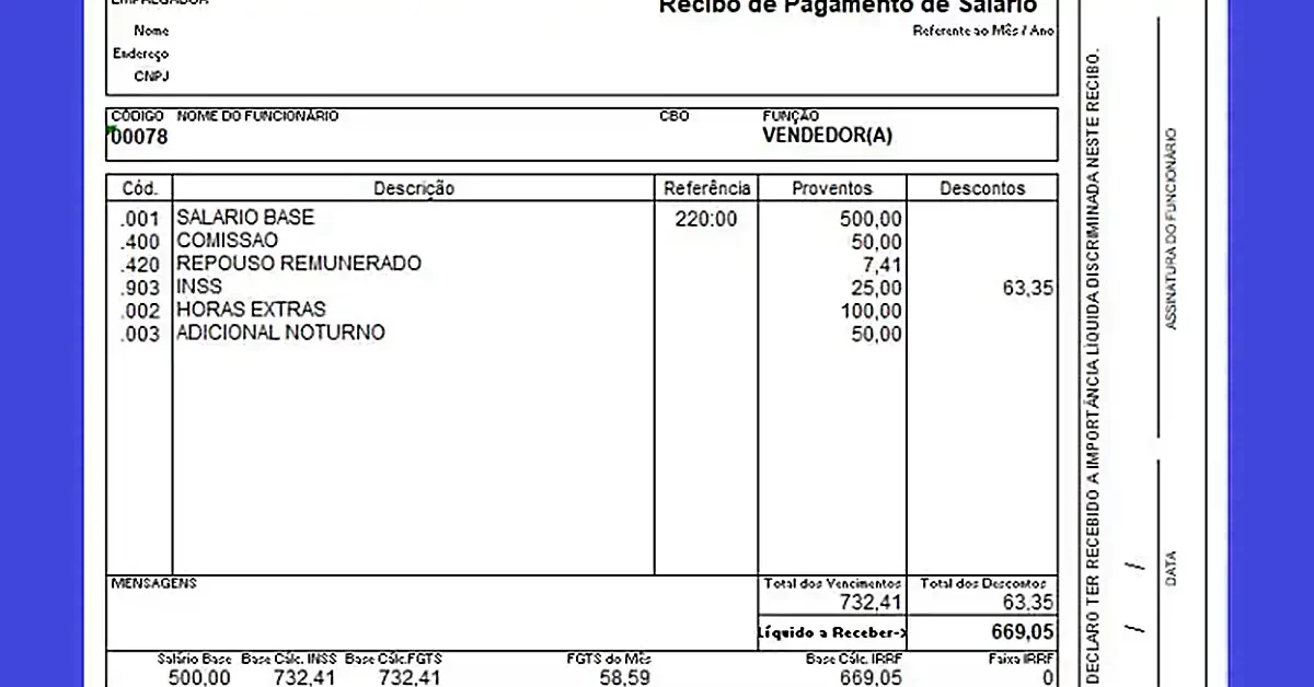 Como Preencher Um Holerite De Forma Correta | My XXX Hot Girl